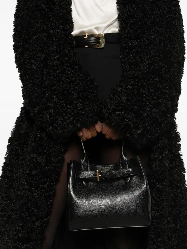 TOM FORD Audrey Small Leather Tote