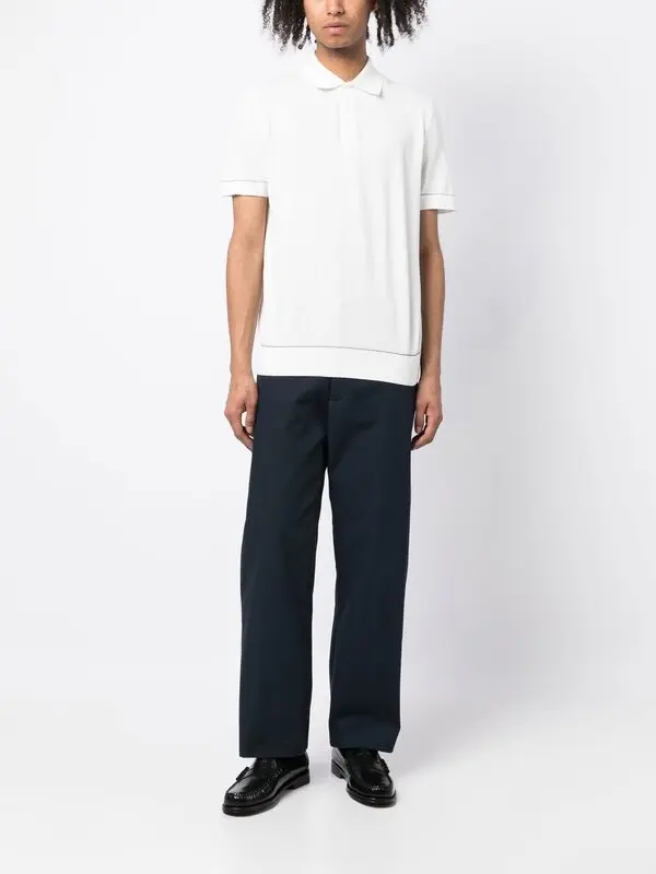 Brioni Cotton Polo Shirt - White