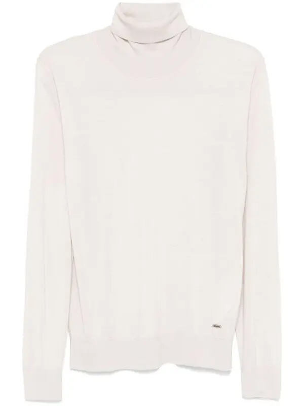 Brioni Cashmere And Silk Turtle-neck Sweater