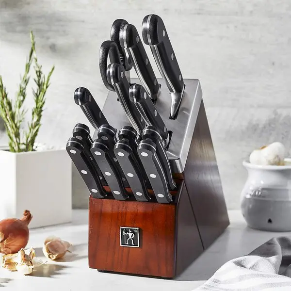 HENCKELS Classic Precision 15 Piece Self Sharpening Knife Block Set