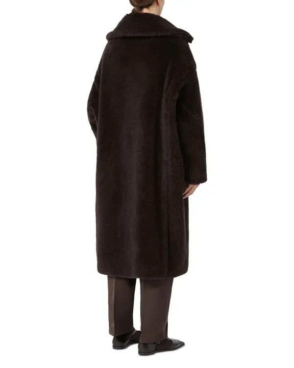 Max Mara Tedgirl Faux Fur Coat - Dark Brown