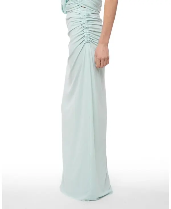 THE BURGESS COLLECTION The Viv Ruched Maxi Skirt