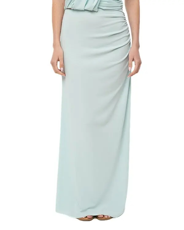 THE BURGESS COLLECTION The Viv Ruched Maxi Skirt