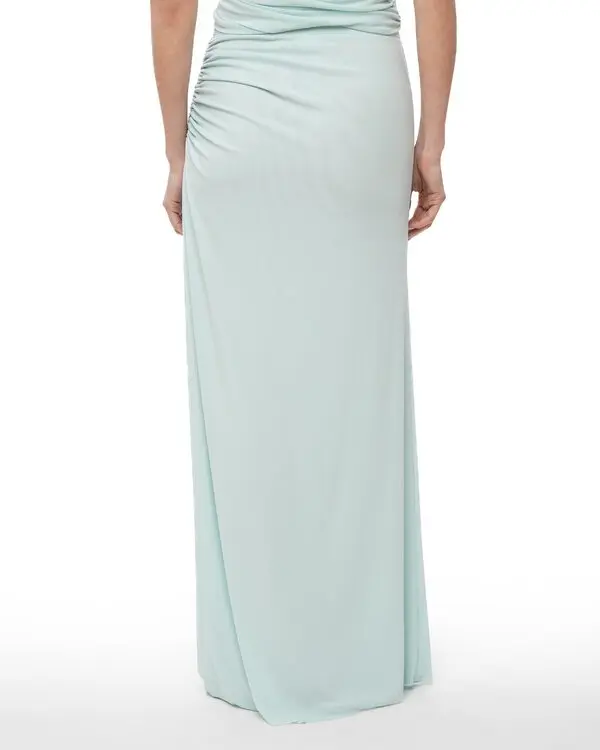 THE BURGESS COLLECTION The Viv Ruched Maxi Skirt