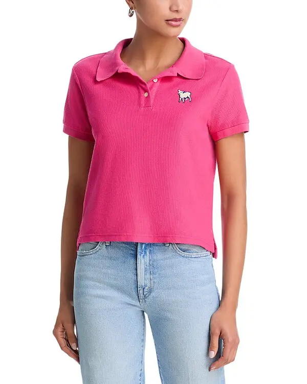 MOTHER The Split Short Sleeve Match Top