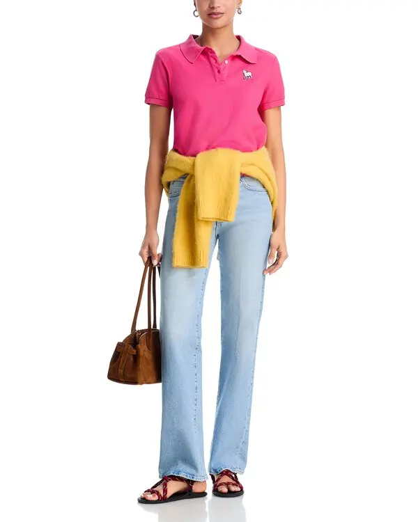 MOTHER The Split Short Sleeve Match Top