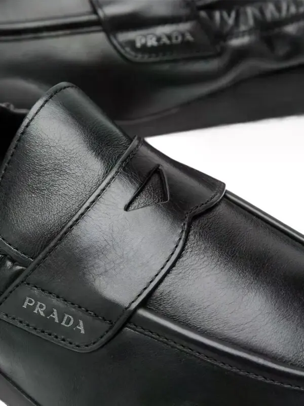 Prada Speedrock Leather Loafers