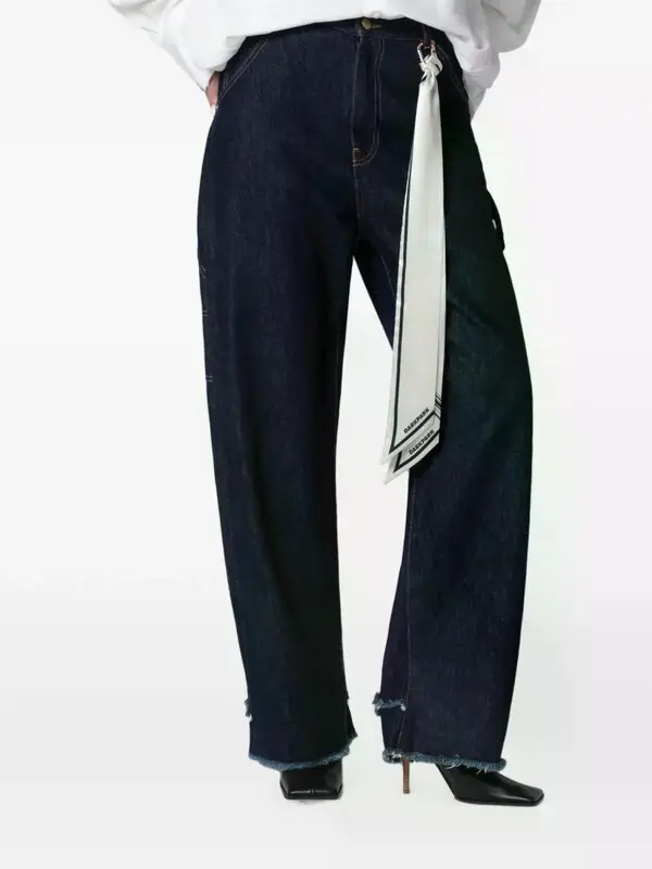 DARKPARK Lisa Scarf-adorned Jeans