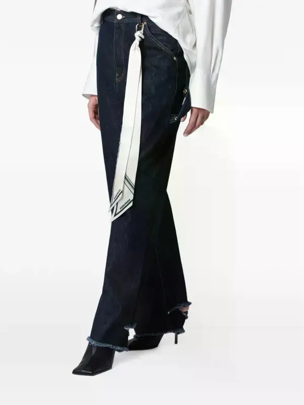 DARKPARK Lisa Scarf-adorned Jeans