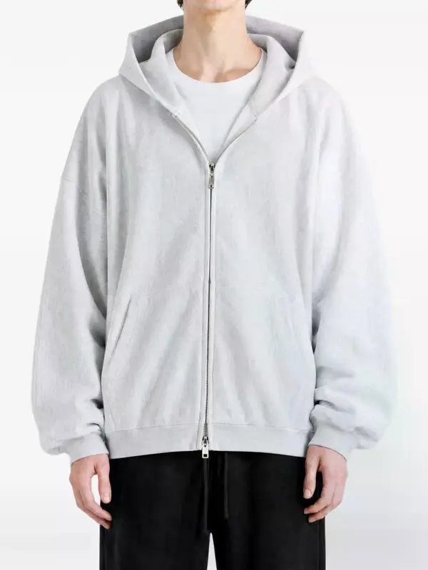 Alexander Wang Zip-up Dropped-shoulder Hoodie