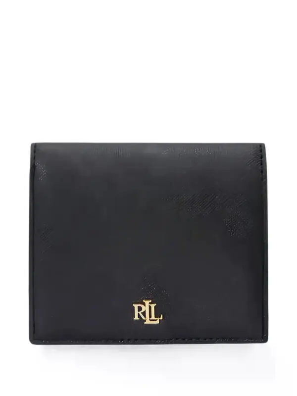 Ralph Lauren Compact Logo-plaque Wallet - Black