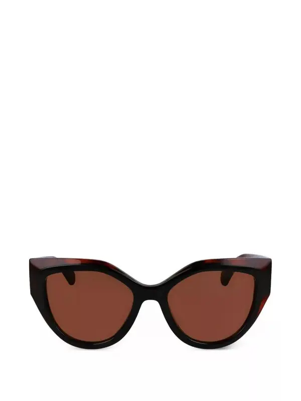FERRAGAMO Oversized Cat-eye Sunglasses - Brown