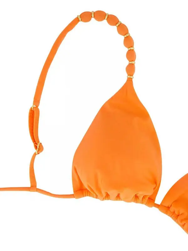 VIX PAULA HERMANNY Embellished Triangle Bikini Top