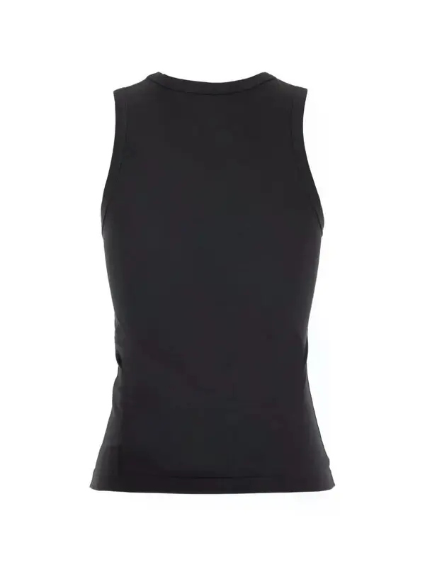 LANVIN Embellished Cotton Racerback Top
