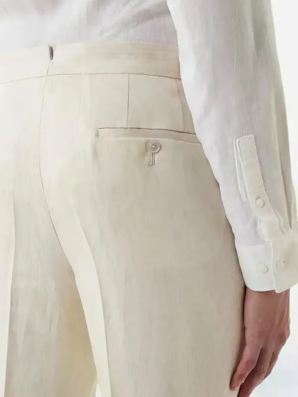 BOSS Pleated Tapered-leg Trousers