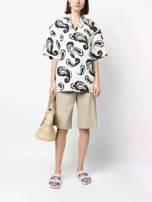 Jacquemus Paisley-print Short-sleeve Shirt