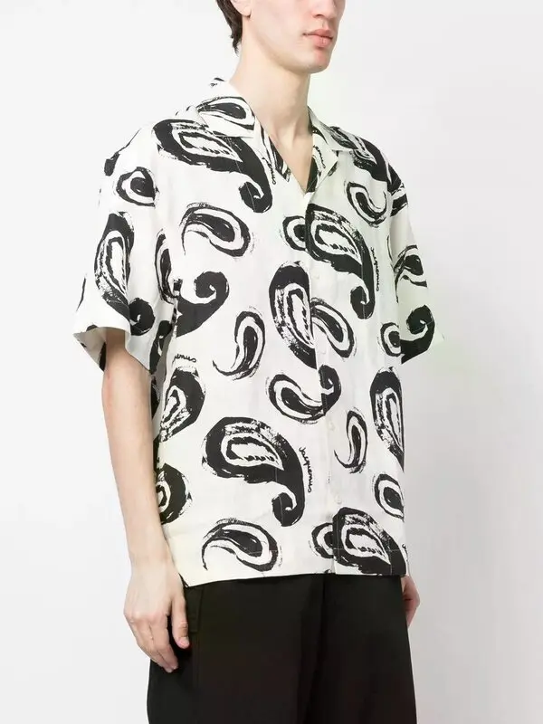 Jacquemus Paisley-print Short-sleeve Shirt