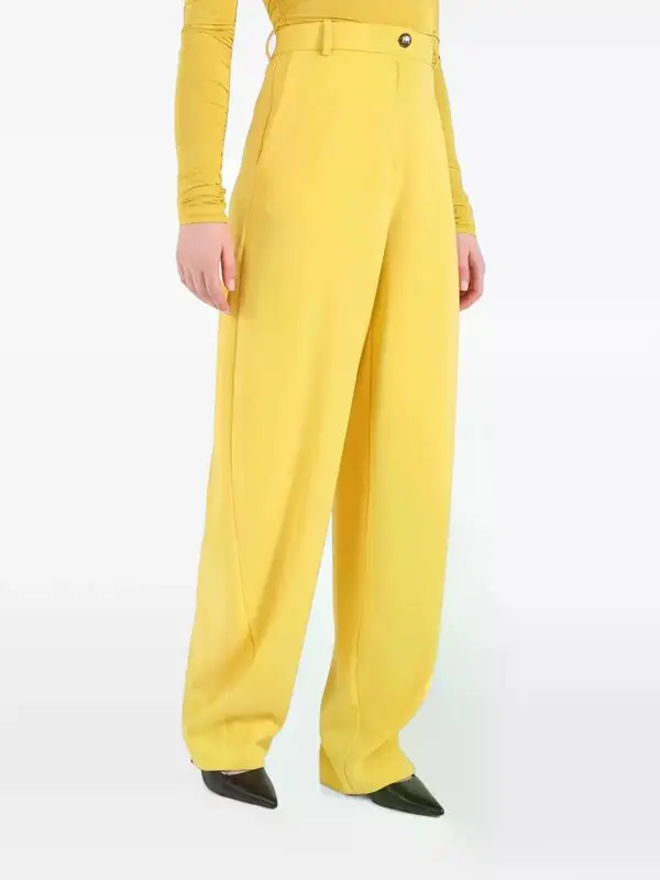 Elisabetta Franchi Belt-loop Wide-leg Trousers