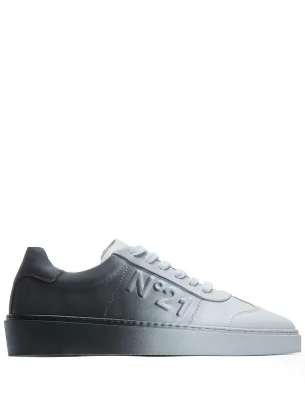 N°21 Gradient Effect Leather Sneakers