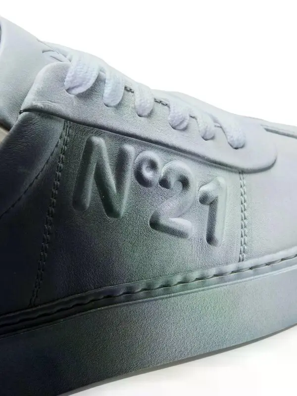 N°21 Gradient Effect Leather Sneakers