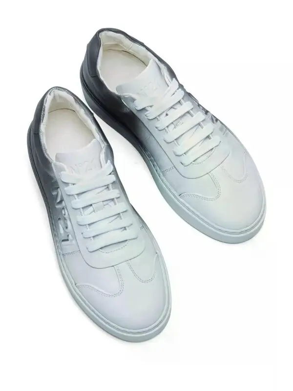N°21 Gradient Effect Leather Sneakers