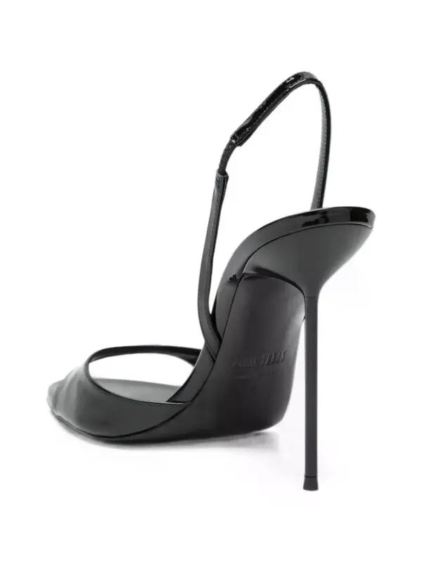 Paris Texas Lidia Slingback Sandals - Black
