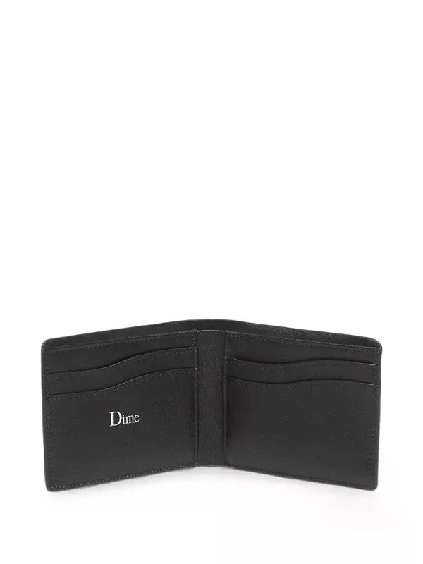 DIME Logo-print Leather Wallet