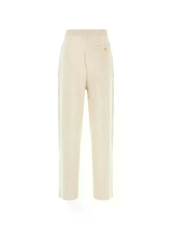 LANVIN Elasticated Waistband Straight-leg Trousers
