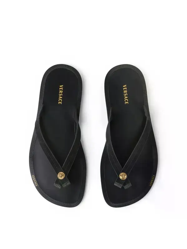 Versace Medusa Medallion Thong Sandals