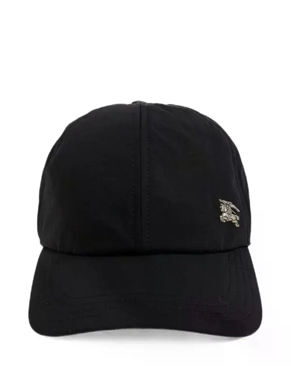 Burberry Metal Plaque Baseball Cap - Black