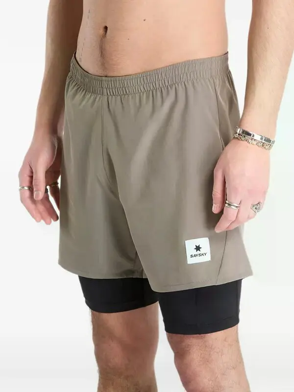 SAYSKY Pace Logo-patch Shorts