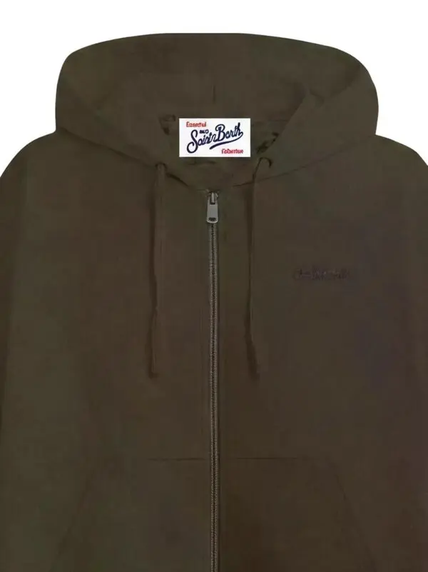 MC2 SAINT BARTH Zip-up Embroidered Hoodie