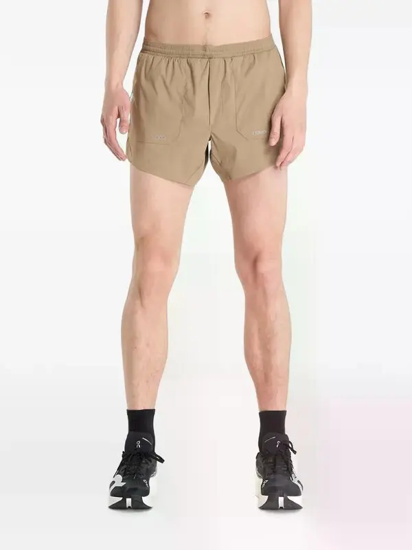 CIELE Logo-patch Elasticated-waist Shorts