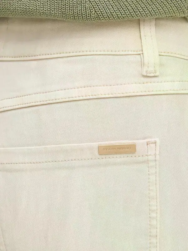 Joseph Ribkoff Laser-cut Frayed Edge Flared Jeans