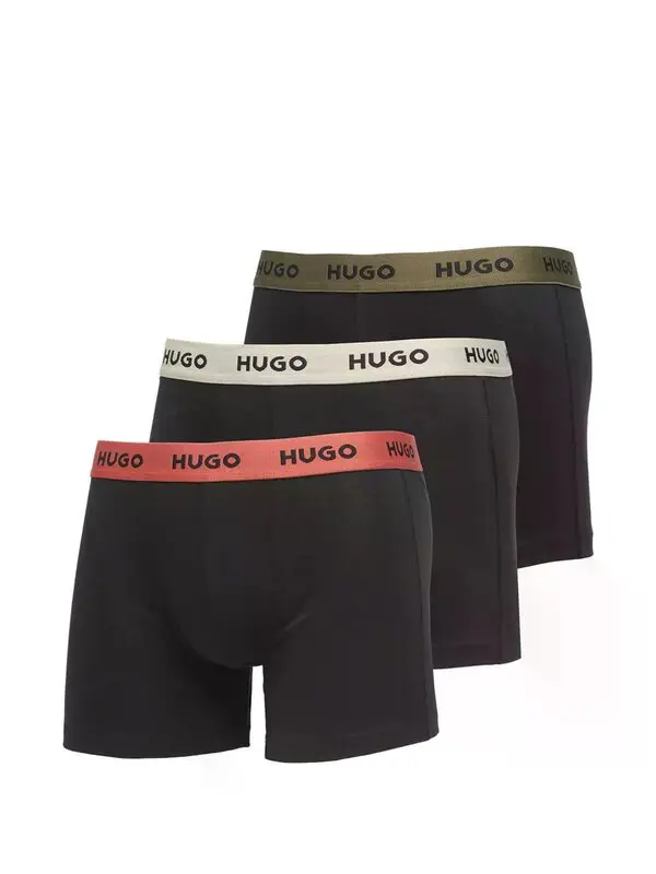 Hugo Logo-waistband Boxers - Black