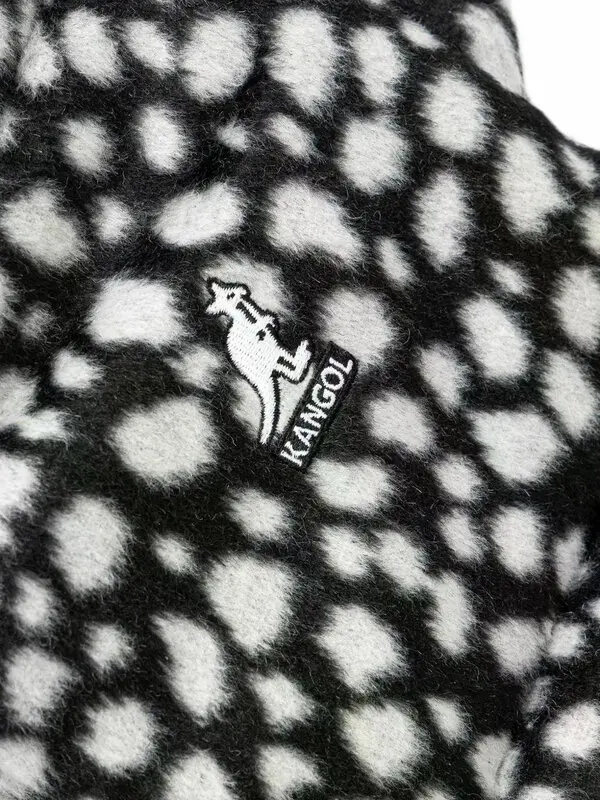 KANGOL Mega Leopard Print Trapper Hat