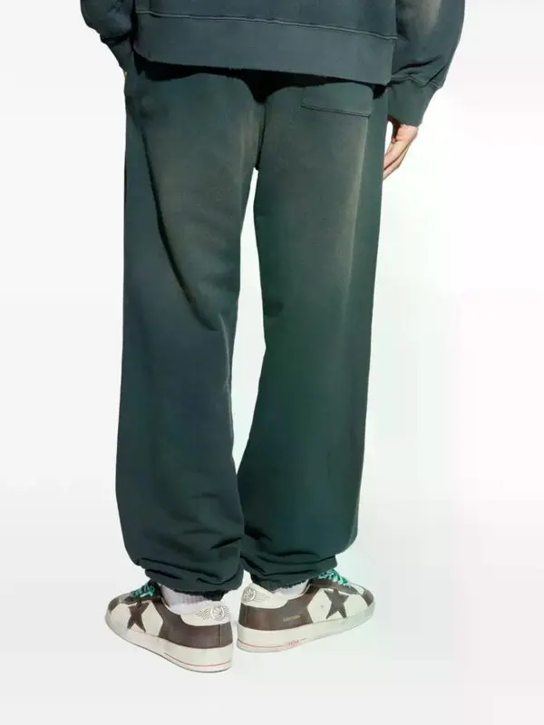GOLDEN GOOSE Faded Effect Cotton Track Pants