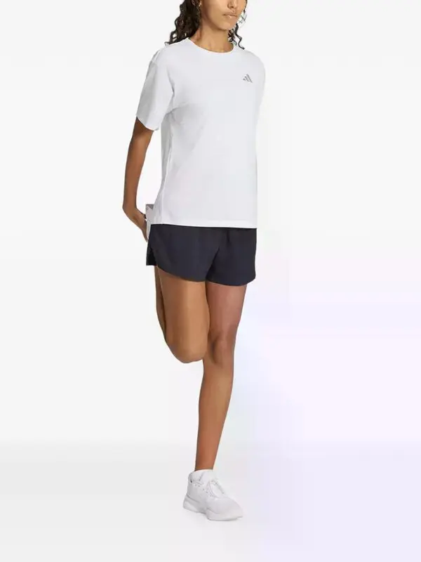 Adidas Logo-print High-waisted Shorts