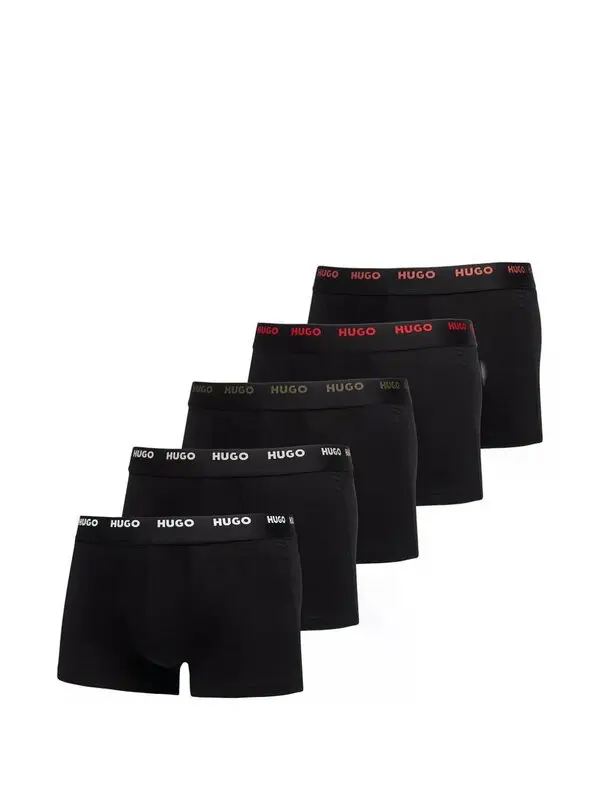 Hugo Logo-waistband Boxers Set - Black