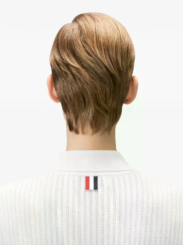 Thom Browne Rib-stitch Midi Polo Dress