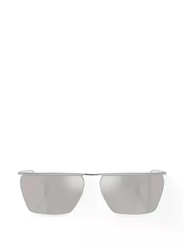 Oliver Spencer Edition 2 Square Frame Sunglasses - Silver
