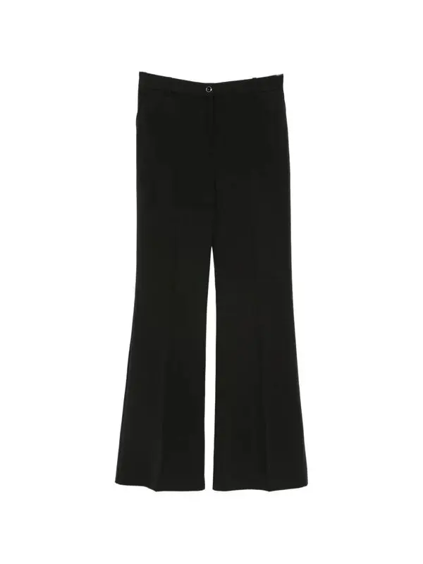 Pinko Pressed-crease Flared Trousers