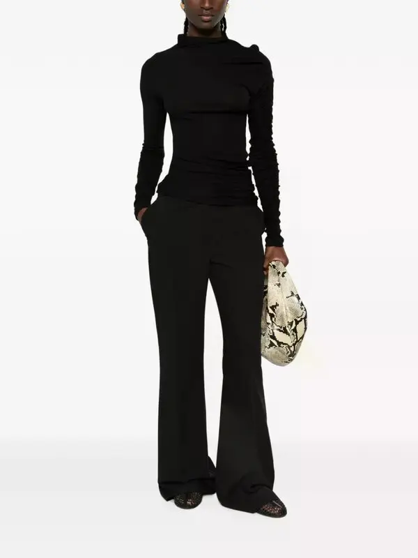 Pinko Pressed-crease Flared Trousers