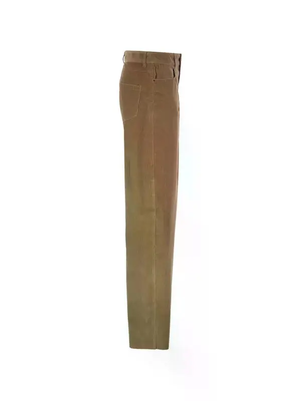 Max Mara Stretch-corduroy Straight-leg Trousers