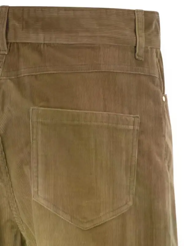 Max Mara Stretch-corduroy Straight-leg Trousers