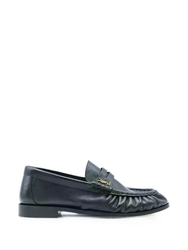 Saint Laurent Le Loafer Ruched Loafers