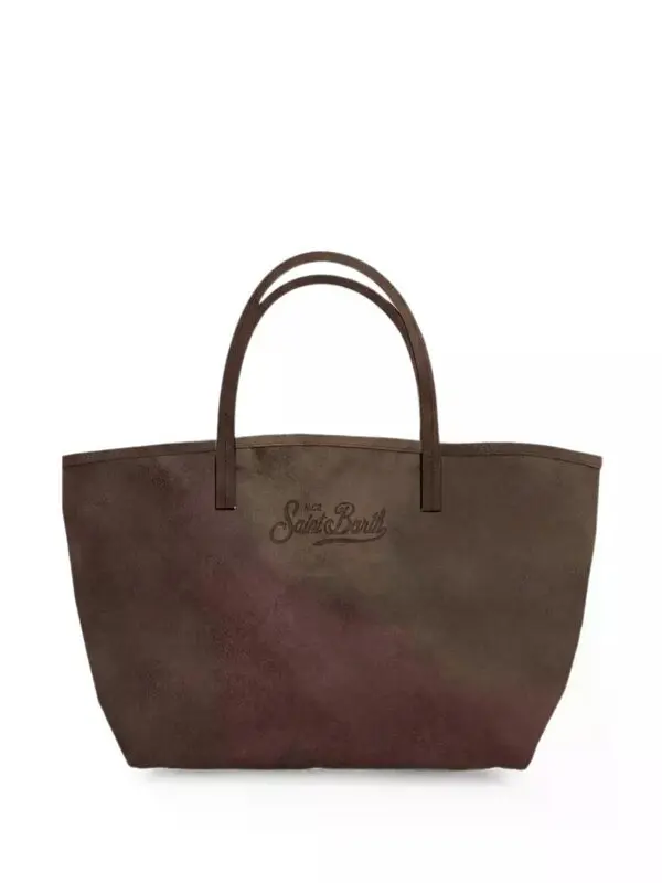 MC2 SAINT BARTH Logo Embossed Tote Bag - Brown