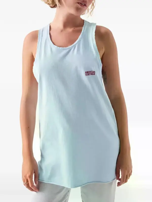 American Vintage Logo Print Tank Top
