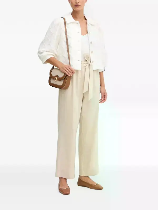 Joseph Ribkoff Belted Straight-leg Trousers