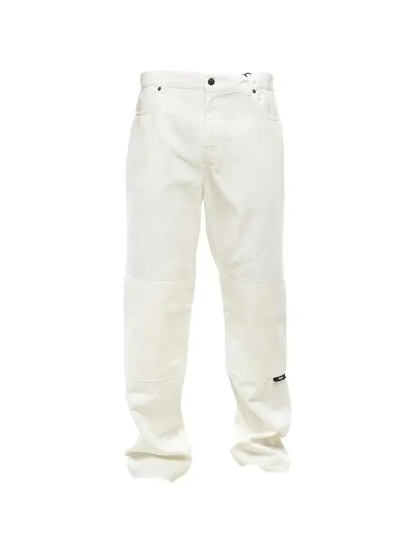 MSGM Logo Print Straight-leg Jeans